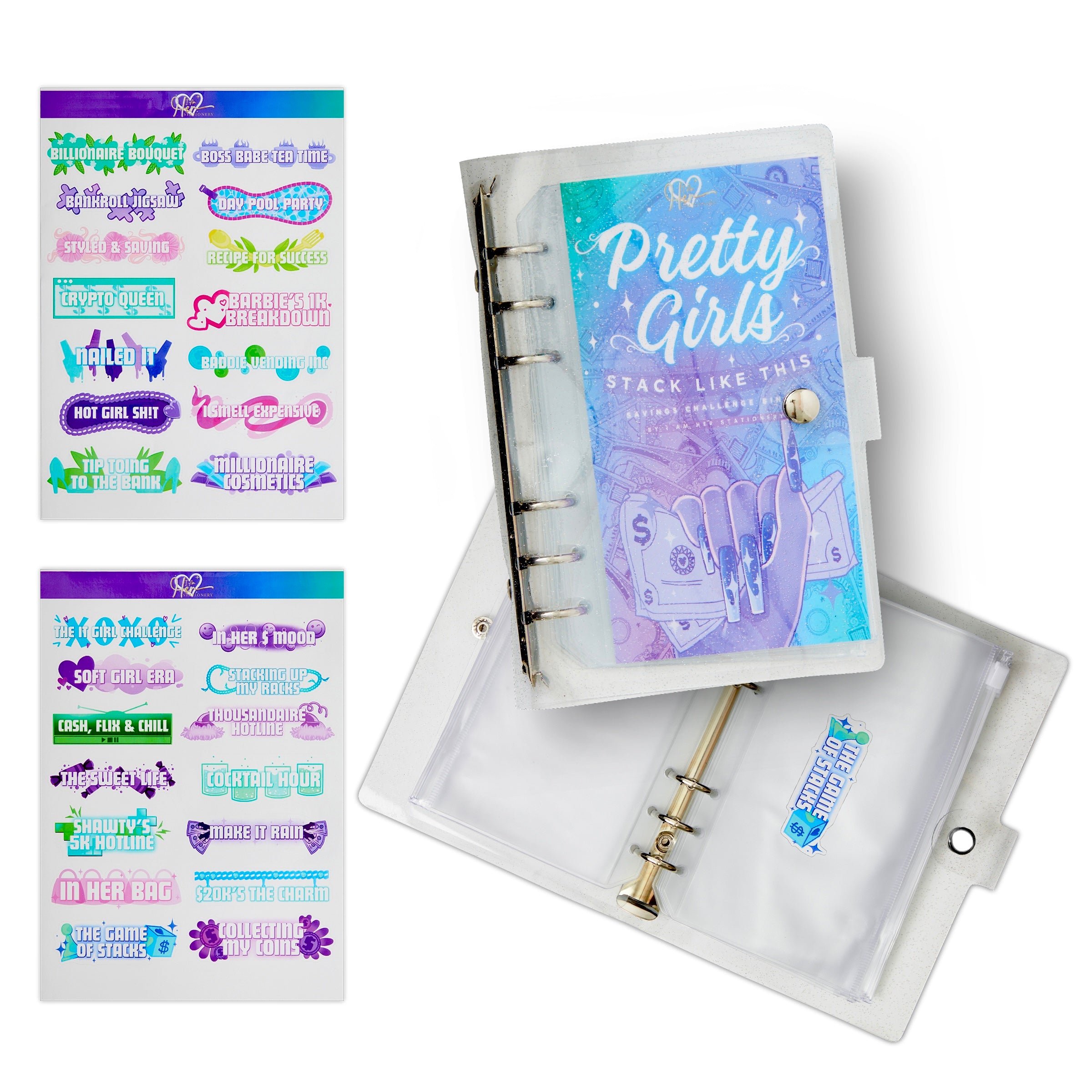 Pretty Girls Binder Set – I Am Her Stationery LLC