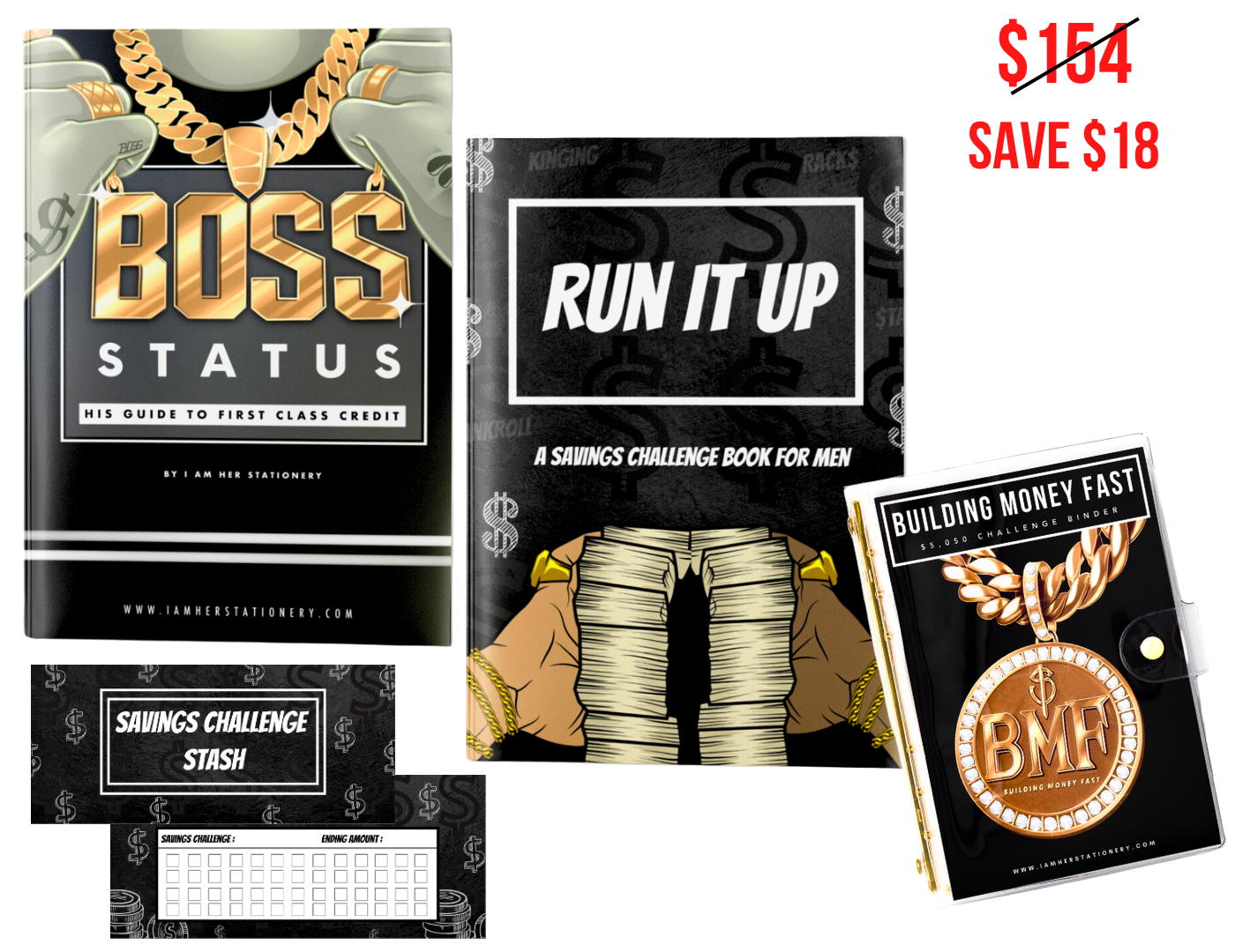 Boss Up Ya Lyfe Men's bundle – I Am Her Stationery LLC