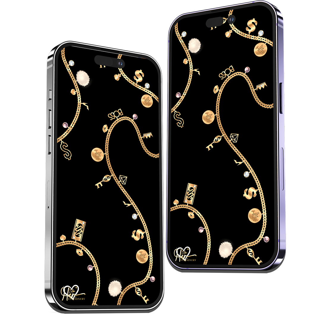 Lucky Charm Digital Phone Wallpaper – I Am Her Stationery LLC