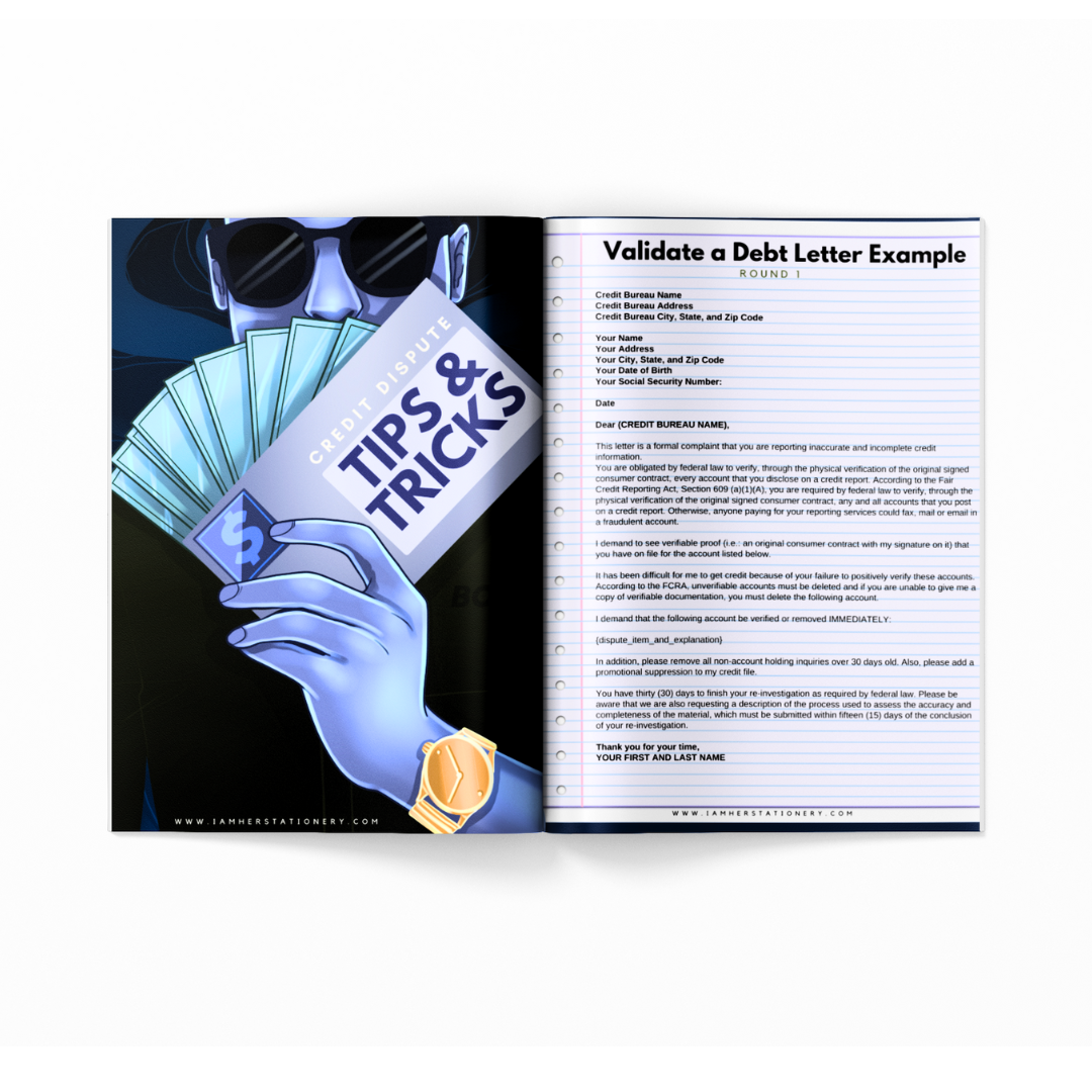 Boss Status HIS Guide To First Class Credit – I Am Her Stationery LLC