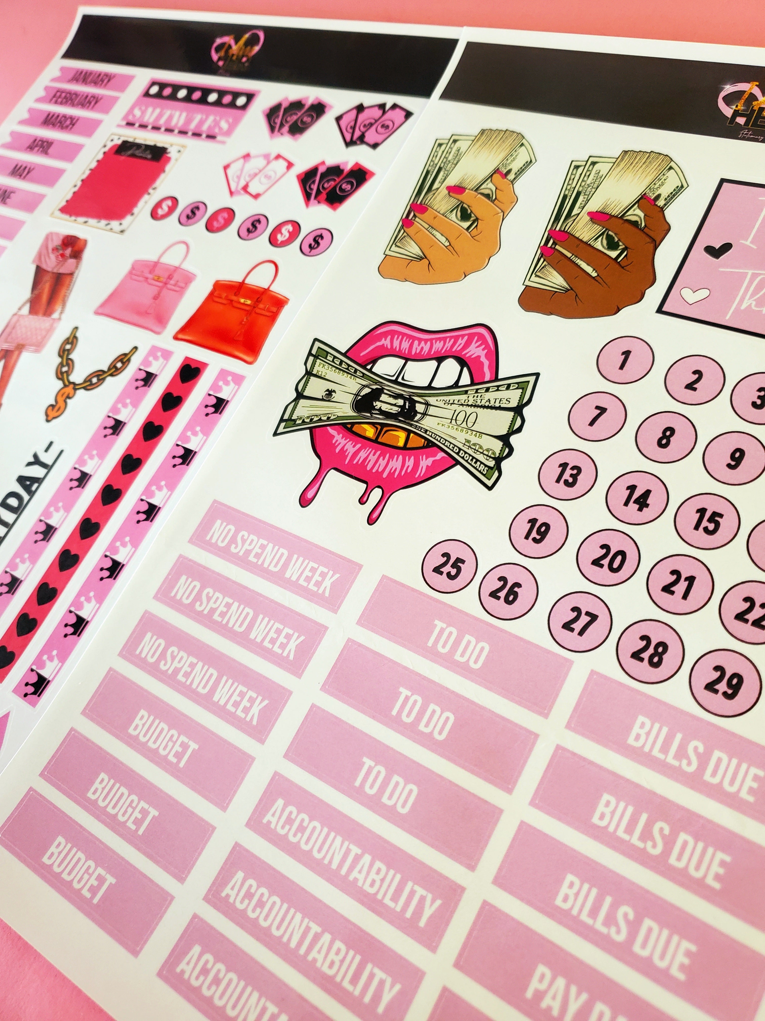 Paid in Full Sticker Set – I Am Her Stationery LLC